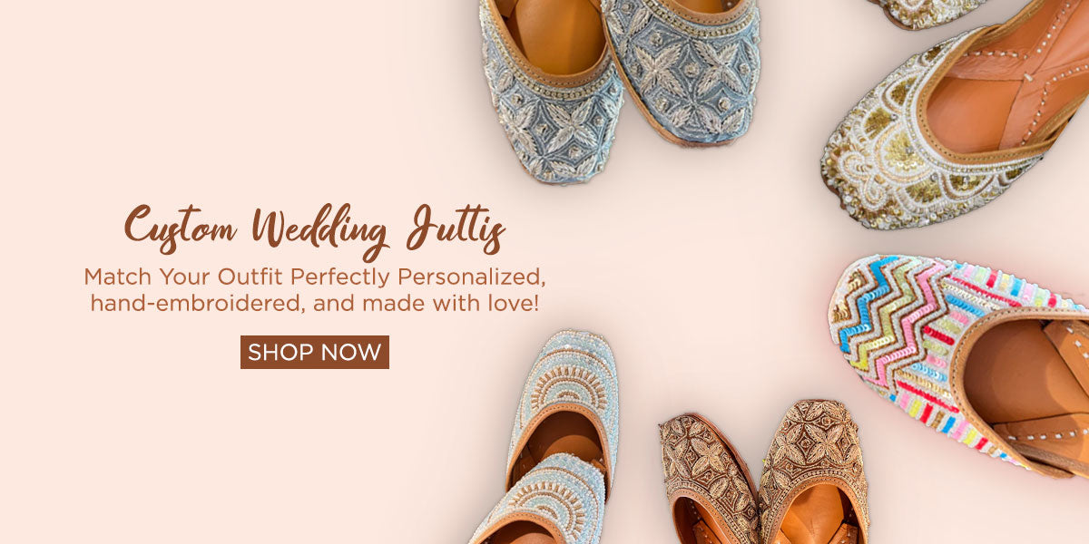 Buy Punjabi Jutti For Ladies | Juttis for Women Online- Jutties Maker